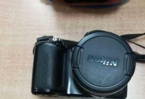 Фотоаппарат Никон L100 с чехлом