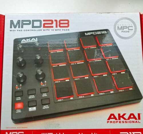 Midi контроллер Akai MPD 218