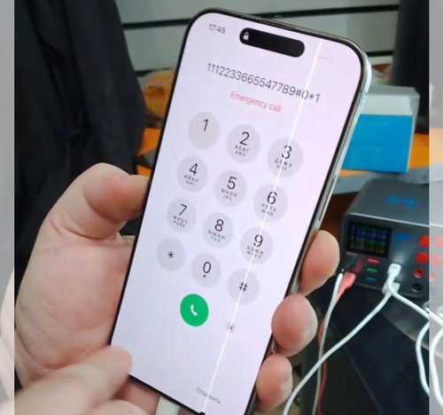 Оригинальный дисплей iPhone 16 pro max с полосой