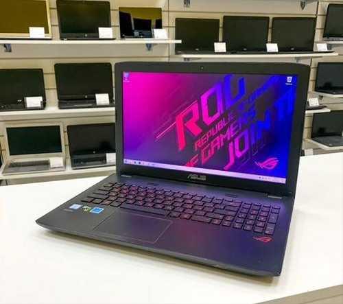 Игровой ноутбук Asus Rog IPS/GTX/i7/SSD/16RAM