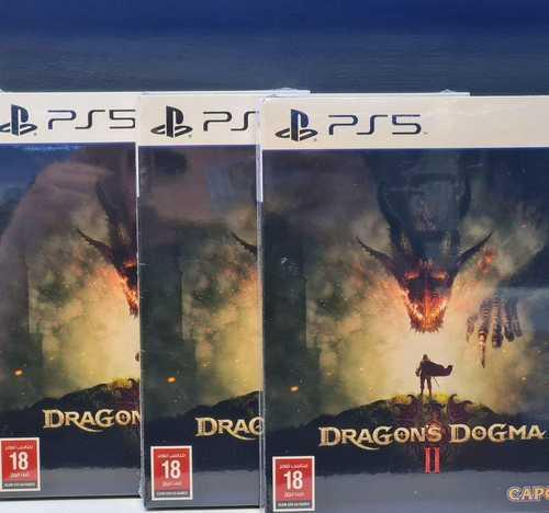 Dragons dogma 2 Steelbook Ps5 диск