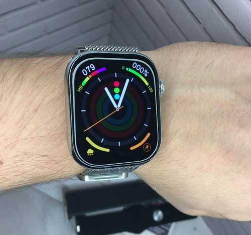 Смарт часы apple watch 10 pro max / chrome