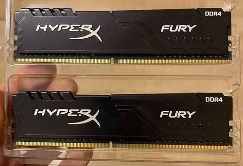 Оперативная память hyperx fury DDR4 16gb 3200Мгц