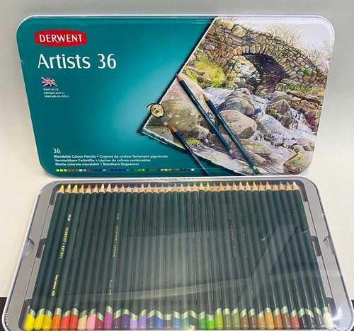 Набор цветных карандашей Derwent Artists 36 шт