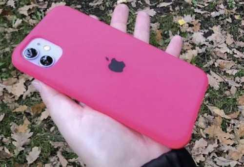 Чехлы новые ярко-розовый и черный для iPhone 11