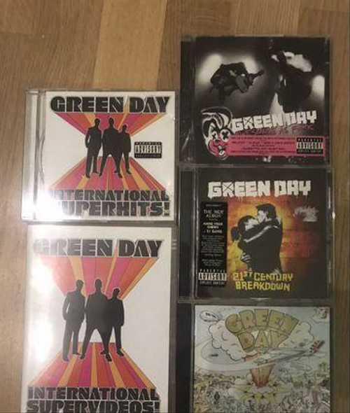 Лицензионные европейские CD Green day