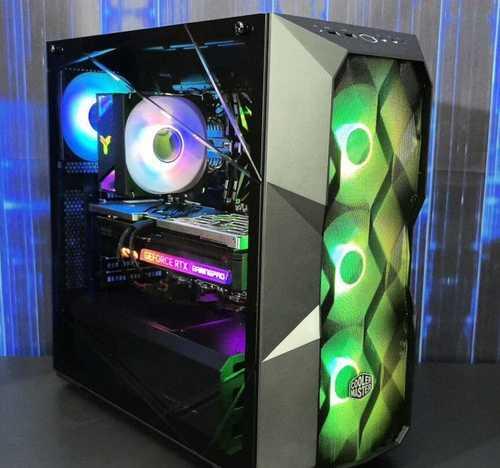 Мощный игровой пк AMD7500F-RTX5070 Ti-16DDR5-TQS9451