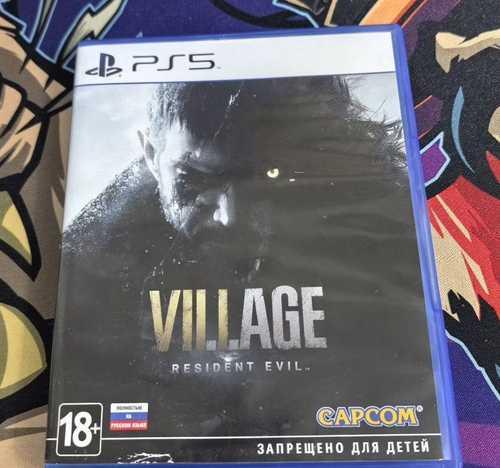 Диски на ps5 resident evil village