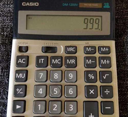 Калькулятор Casio DM-1200V