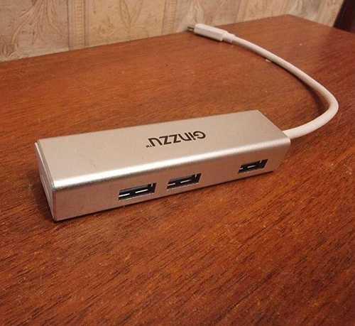 USB Хаб концентратор Ginzzu GR-518UB USB 3.0
