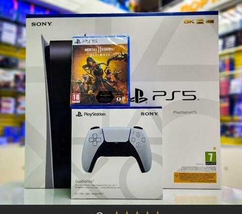 Игровая приставка PS5 + MK 11 Ultimate - Новый