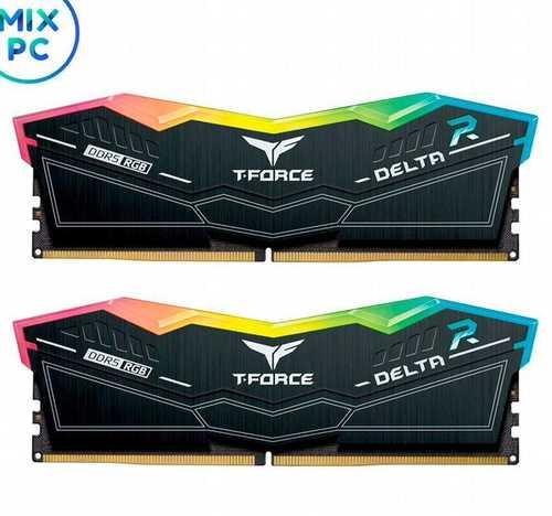 Оперативная память DDR5 32GB (2x16GB) 5600MHz Team Group T-Force Delta RGB