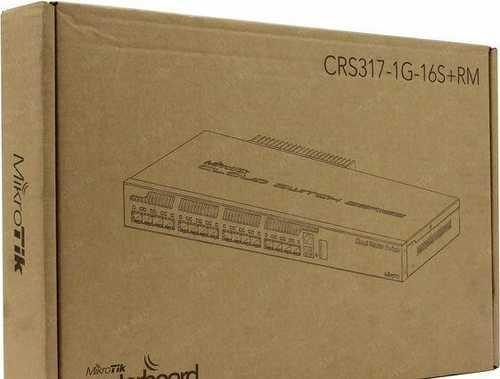 Коммутатор MikroTik CRS317-1G-16S+RM