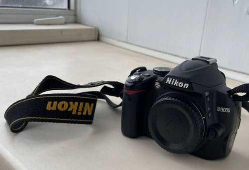 Зеркальный фотоаппарат nikon d3000 body