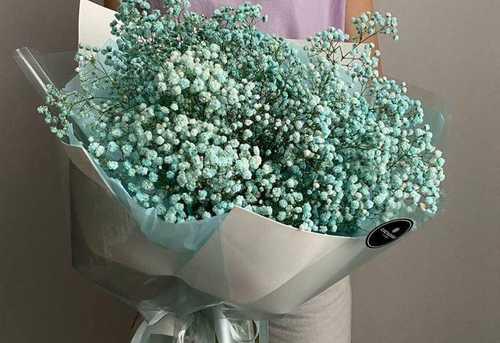 Цветы с доставкой гипсофила, моно букет