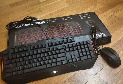 Игровая клавиатура и мышь Asus