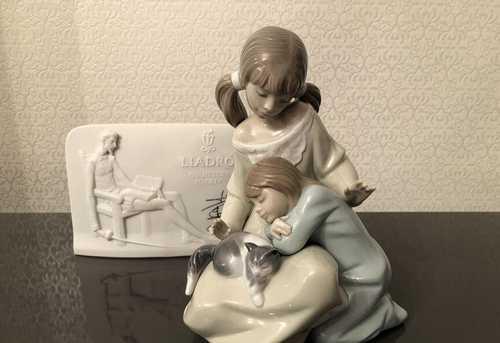 Lladro статуэтка фарфор Старшая сестра