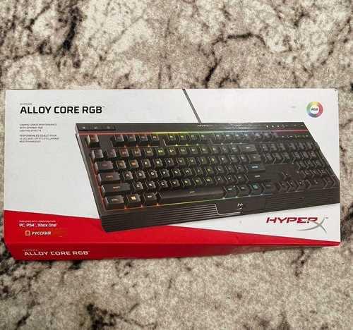 Игровая клавиатура hyperx alloy core rgb