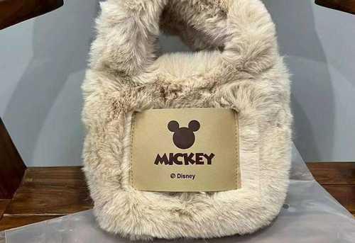 Сумка детская плюшевая Mickey Disney (новая)