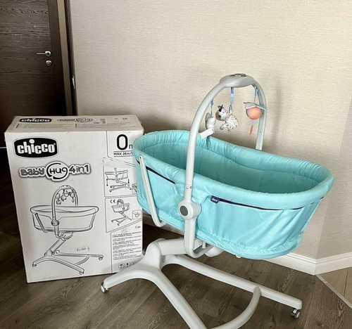 Chicco baby HUG 4IN1 Колыбель Шезлонг Стульчик