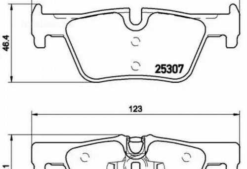 Brembo P 06 071 Колодки тормозные дисковые зад