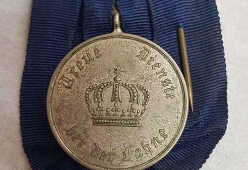 Медаль. За 9 лет службы в войсках. Пруссия