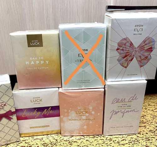 Духи женские Avon luck, Eve, Viva