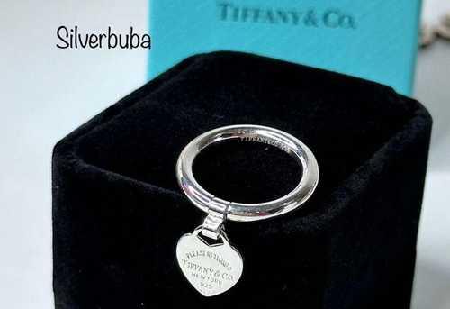 Кольцо Tiffany с сердцем на кольце