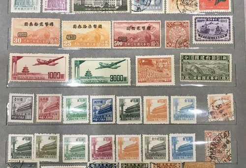 Почтовые марки китай