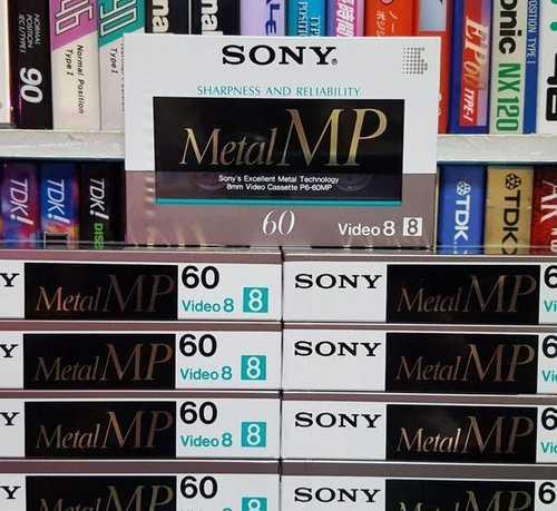 Видеокассеты sony metalMP60 video 8