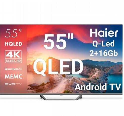 Новые 55"Haier S2 Pro H-Qled Android SMART TV 4K