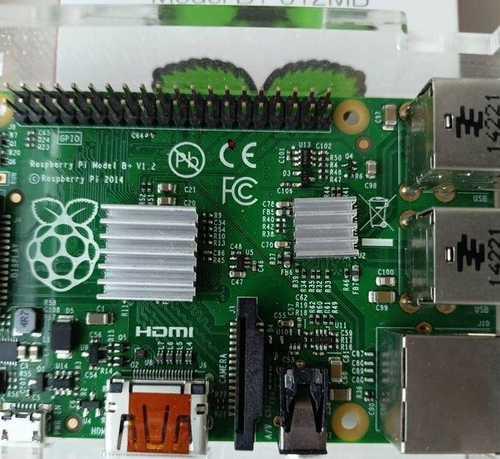 Плата Raspberry Pi Model B+ 512мб