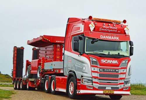 32-0215 Масштабная модель scania trucks Hans Henr