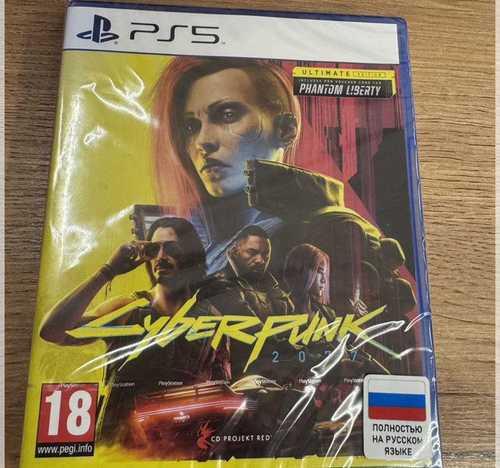 Cyberpunk 2077: Ultimate диск для PS5 новый