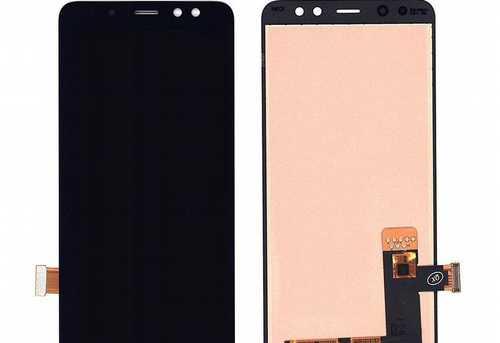 Дисплей Samsung Galaxy A8 2018 A530F черный InCell