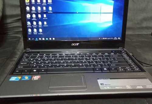 Ноутбук 13.3" Acer Aspire 3820TG, 320 ГБ, Core i5-430M, RAM 4 ГБ, ATI Mobility Radeon HD 5650 1 ГБ