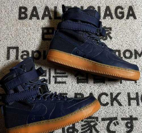 Nike Air Force 1 Navy Gum - оригинал