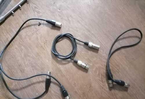 Аудио провода XLR 3 pin микрофонный