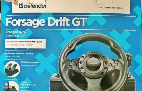 Игровой руль defender forsage drift gt