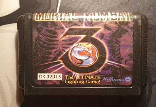 Картридж Sega mega drive 2 "Mortal Kombat 3"
