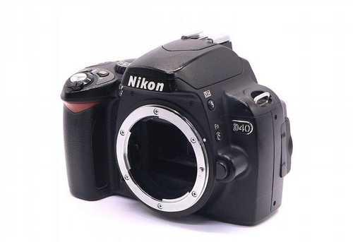 Nikon D40 body (пробег 59525 кадров)