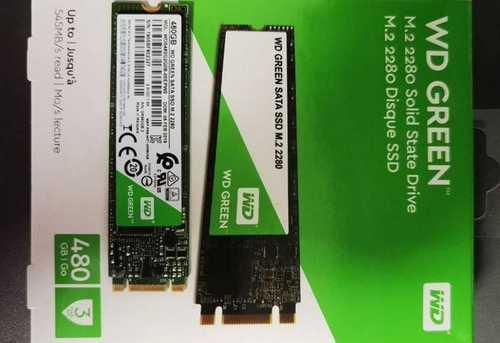 SSD M.2 накопитель WD Green 480Гб