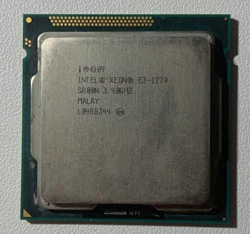 Intel xeon e3 1270