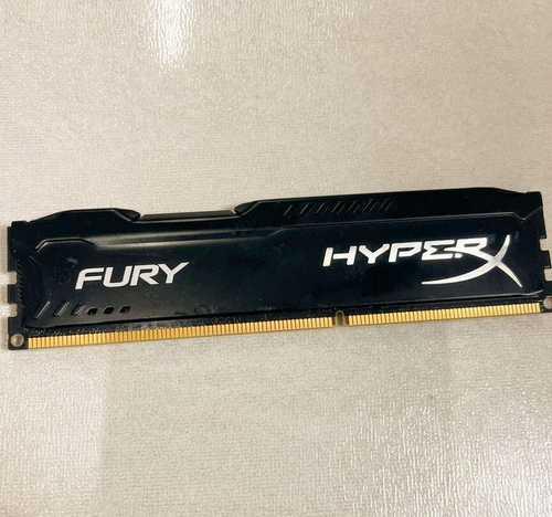 Оперативная память ddr4 8gb 2133 fury hyperx