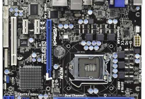 Материнская плата ASRock LGA1155 H67M H67 2xDDR3-1