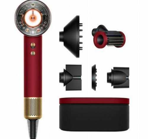 Фен Dyson Supersonic HD16 Nural red velvet/gold