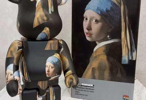Игрушка bearbrick 400% Johannes Vermeer