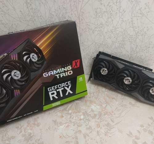 Видеокарта RTX 3090 с проверками в отличном состоя