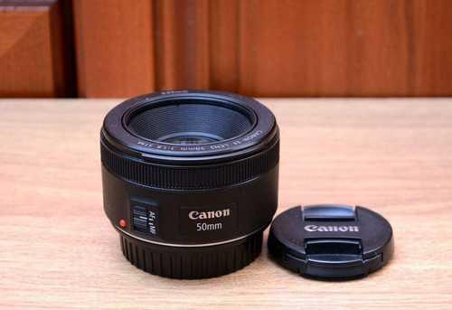 Canon EF 50mm STM f1.8 (на полный кадр и кроп)