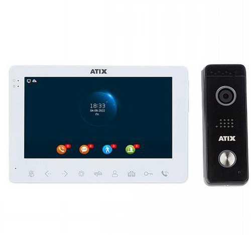 Комплект FHD домофонии atix AT-I-K711F/T White